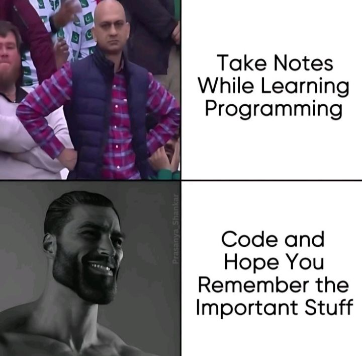Farzam Altaf on LinkedIn: Note-taking vs. Just Coding - What's the best ... Farzam Altaf on LinkedIn: Note-taking vs. Just Coding - What's the best ...