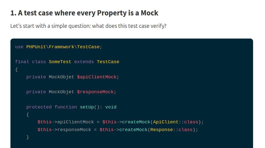Tomas Votruba on LinkedIn: We have a PHP project. It has 1000 mocks ... Tomas Votruba on LinkedIn: We have a PHP project. It has 1000 mocks ...