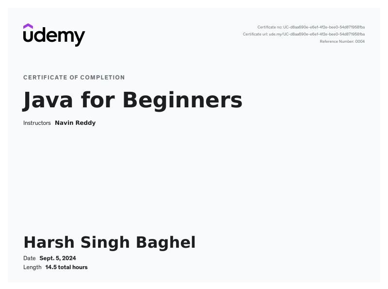 Harsh Singh baghel on LinkedIn: Excited to share that I have ... Harsh Singh baghel on LinkedIn: Excited to share that I have ...