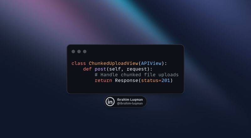 Ibrahim Luqman on LinkedIn: #django #fileuploads #api #developers # ... Ibrahim Luqman on LinkedIn: #django #fileuploads #api #developers # ...