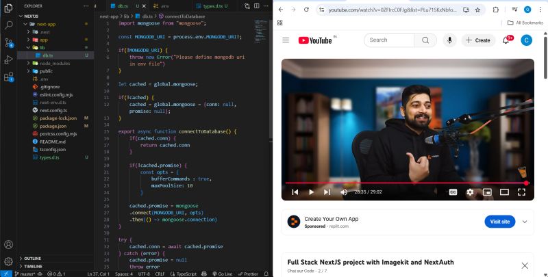 #nextjs #mongodb #webdevelopment #fullstackdev #chaiaurcode… | Qamar Khan #nextjs #mongodb #webdevelopment #fullstackdev #chaiaurcode… | Qamar Khan