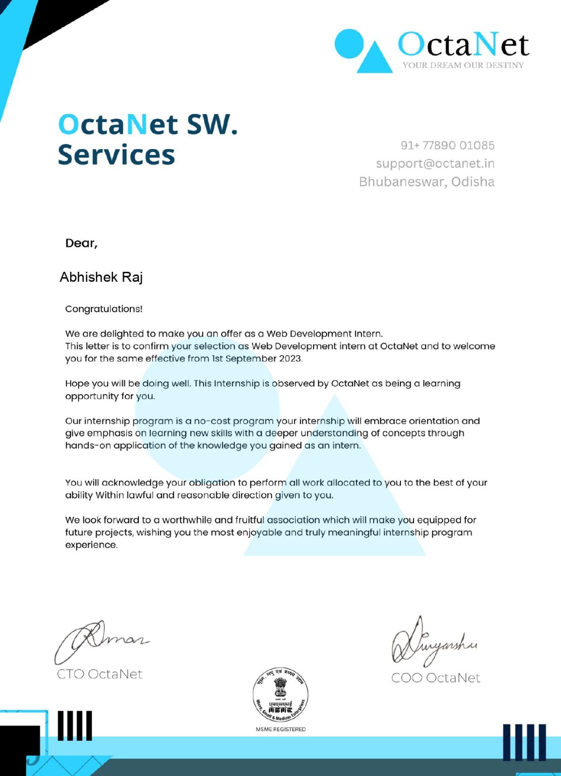 #octanet #octanetinternship #webdeveloper | Abhishek Raj #octanet #octanetinternship #webdeveloper | Abhishek Raj