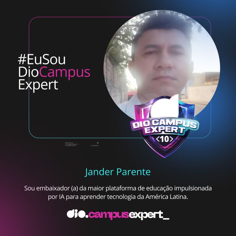Jander Parente posted on LinkedIn Jander Parente posted on LinkedIn