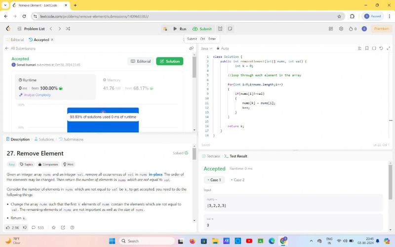 Sonali kumari on LinkedIn: #100daysofcode #leetcode #problemsolving Sonali kumari on LinkedIn: #100daysofcode #leetcode #problemsolving