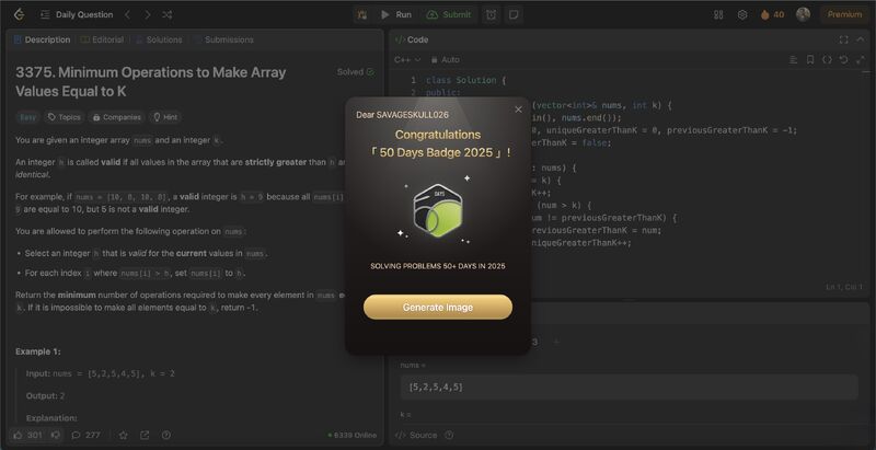 #leetcode #algorithms #coding #problemsolving #continuouslearning ... #leetcode #algorithms #coding #problemsolving #continuouslearning ...