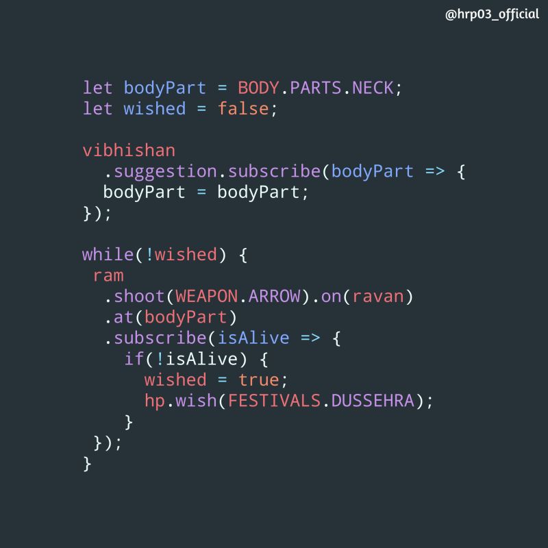 Himanshu Prajapati on LinkedIn: #code #ramanavami #dussehra # ... Himanshu Prajapati on LinkedIn: #code #ramanavami #dussehra # ...