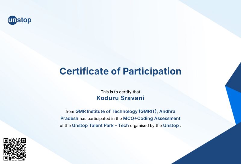 Sravani Koduru on LinkedIn: Hello connections! 👋 I am thrilled to share ... Sravani Koduru on LinkedIn: Hello connections! 👋 I am thrilled to share ...