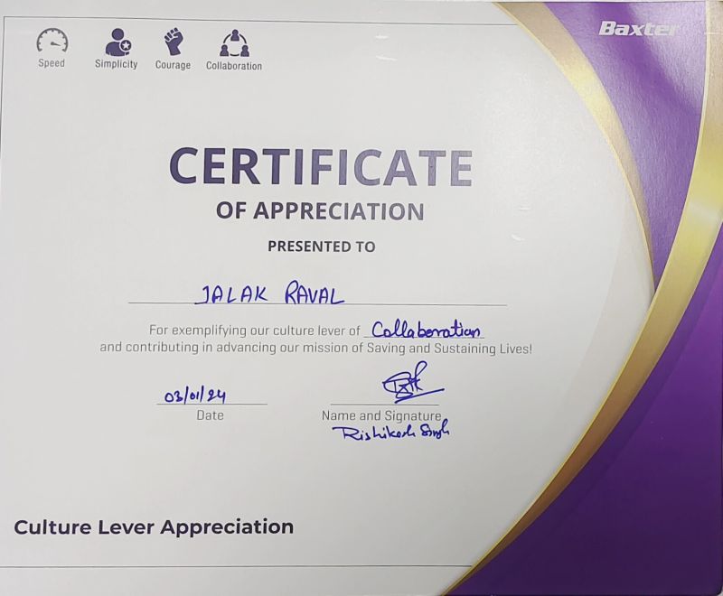 JALAKBHAI RAVAL on LinkedIn: #baxter #baxter #collaboration #teamwork # ... JALAKBHAI RAVAL on LinkedIn: #baxter #baxter #collaboration #teamwork # ...