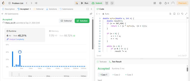 Charu S M on LinkedIn: #100daysofprogrammingchallenge #leetcode # ... Charu S M on LinkedIn: #100daysofprogrammingchallenge #leetcode # ...