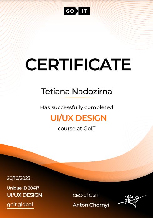 Tetiana Nadozirna on LinkedIn: Ваув, це так я хочу сказати про шлях ... Tetiana Nadozirna on LinkedIn: Ваув, це так я хочу сказати про шлях ...