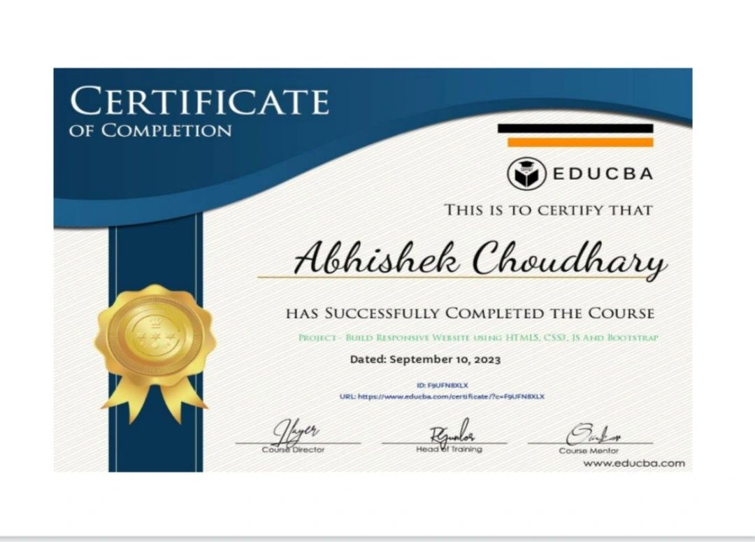 Abhishek Choudhary on LinkedIn: #html5 #css3 #javascript #bootstrap # ... Abhishek Choudhary on LinkedIn: #html5 #css3 #javascript #bootstrap # ...