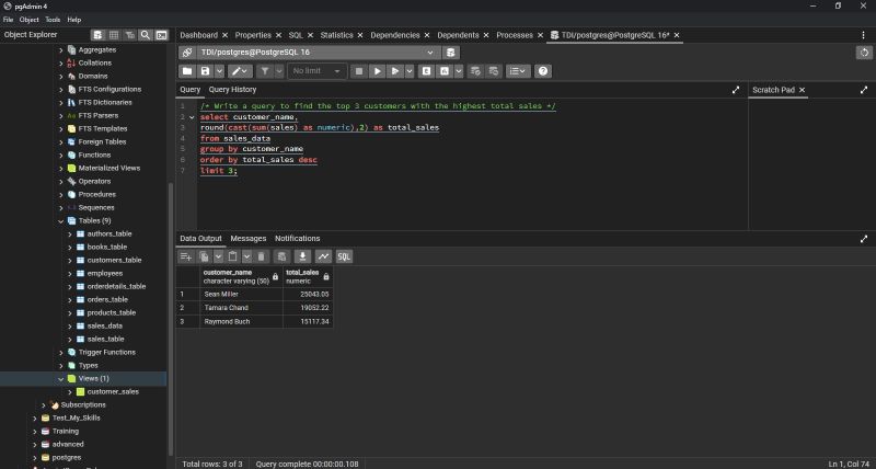 Dayo Wilson on LinkedIn: #sql #postgresql #coding #dataanalysis # ... Dayo Wilson on LinkedIn: #sql #postgresql #coding #dataanalysis # ...