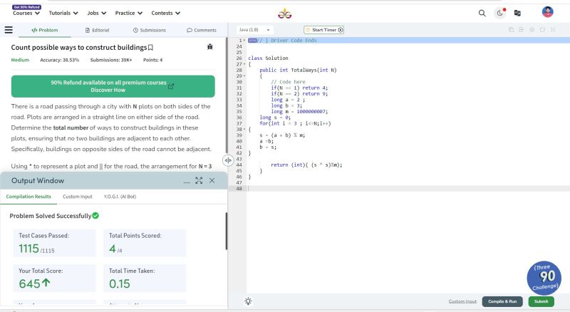 Solved POTD problem on GeeksforGeeks | DUDEKULA NASAR VALI posted on ... Solved POTD problem on GeeksforGeeks | DUDEKULA NASAR VALI posted on ...
