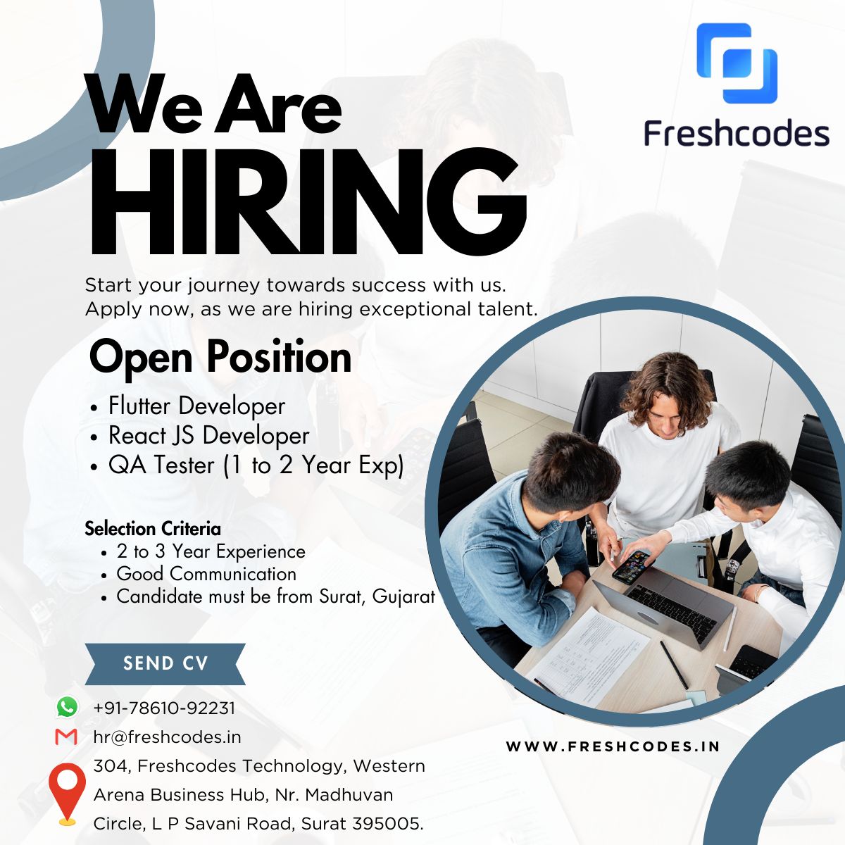 Freshcodes Technology on LinkedIn: #flutter #node #qa #hiring # ... Freshcodes Technology on LinkedIn: #flutter #node #qa #hiring # ...