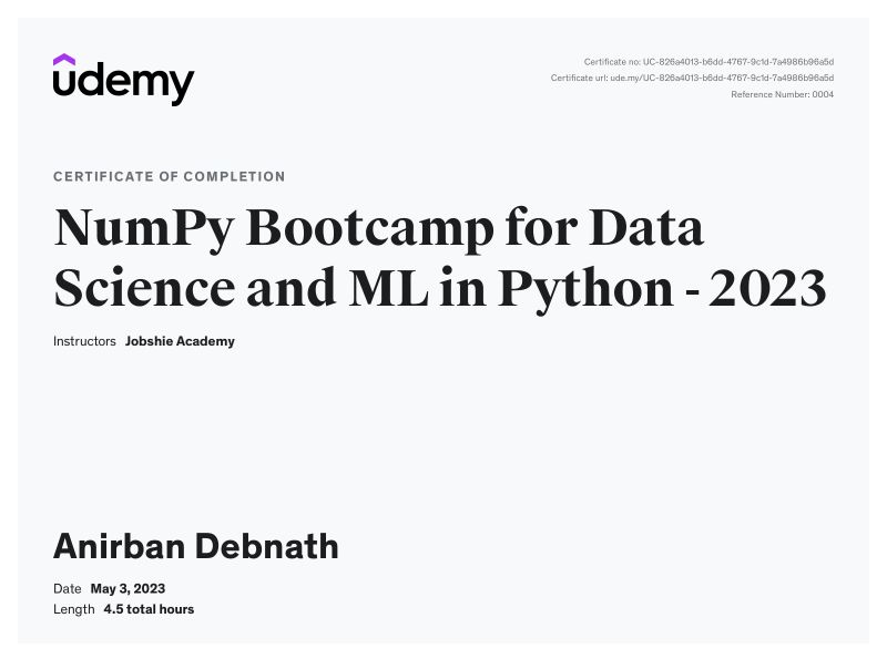 Anirban Debnath on LinkedIn: #datascience #python #numpy # ... Anirban Debnath on LinkedIn: #datascience #python #numpy # ...