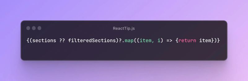 Use nullish coalescing operator for React Snippet | Pavan S. posted on ... Use nullish coalescing operator for React Snippet | Pavan S. posted on ...