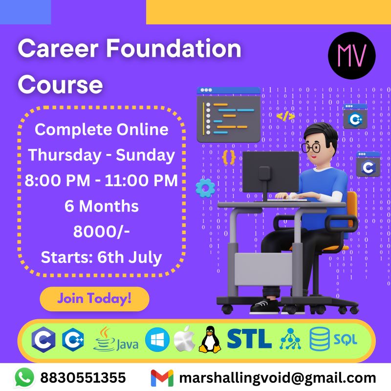 MarshallingVoid on LinkedIn: #career #cprogramming #cpp #java # ... MarshallingVoid on LinkedIn: #career #cprogramming #cpp #java # ...