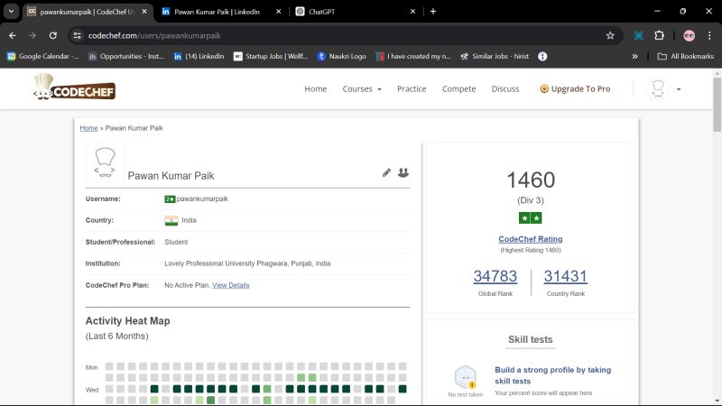 Pawan Kumar Paik on LinkedIn: #codechef #competitiveprogramming #coding ... Pawan Kumar Paik on LinkedIn: #codechef #competitiveprogramming #coding ...
