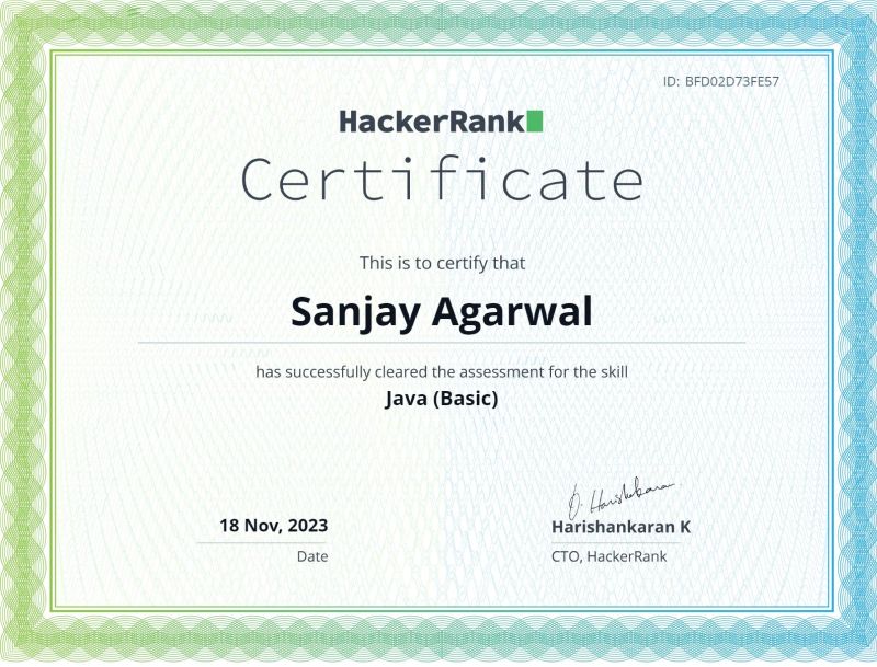 Sanjay Agarwal on LinkedIn: #programming #java Sanjay Agarwal on LinkedIn: #programming #java