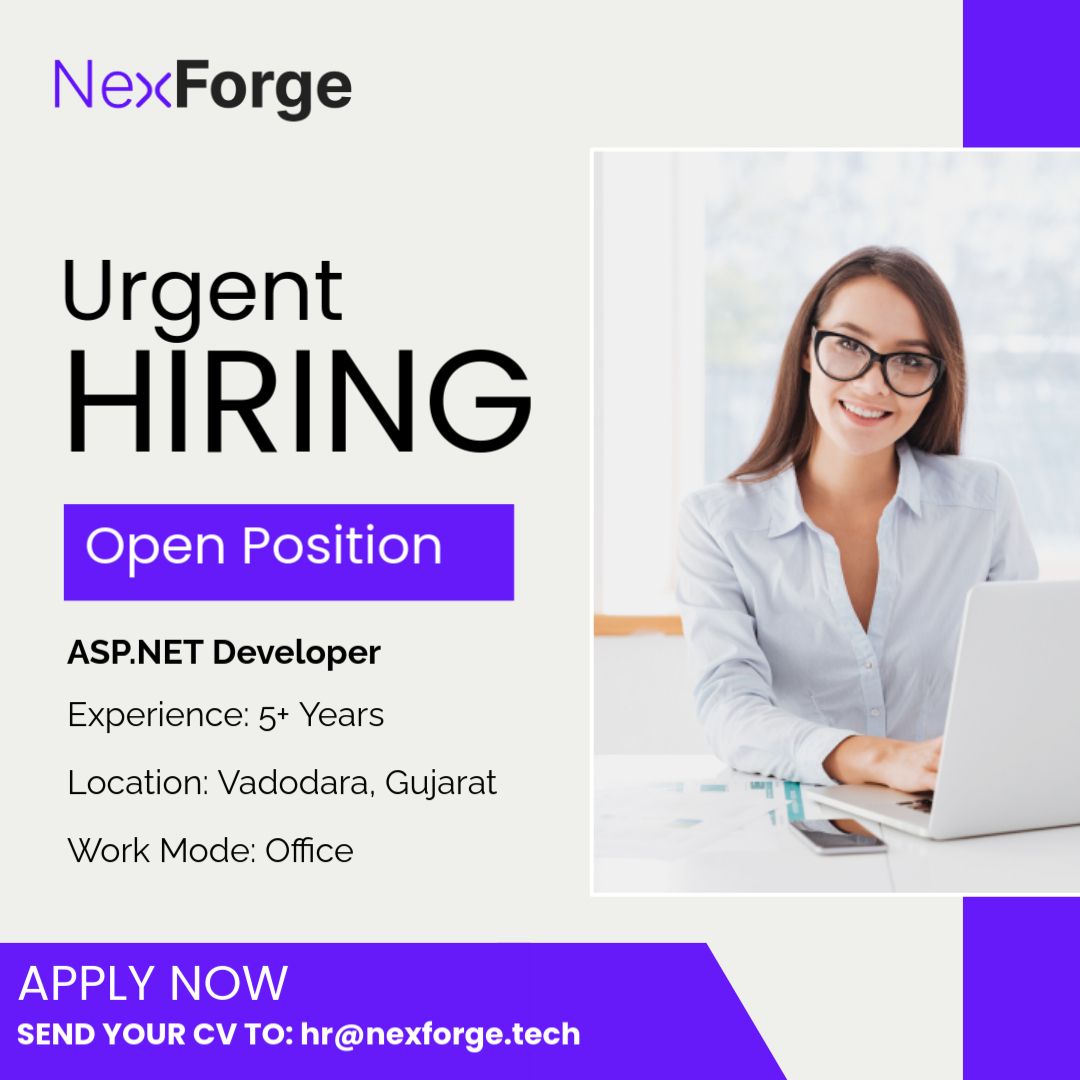 #aspnetcore #csharp #mvc #sqlserver #hiring #urgenthiring #officeonly ... #aspnetcore #csharp #mvc #sqlserver #hiring #urgenthiring #officeonly ...