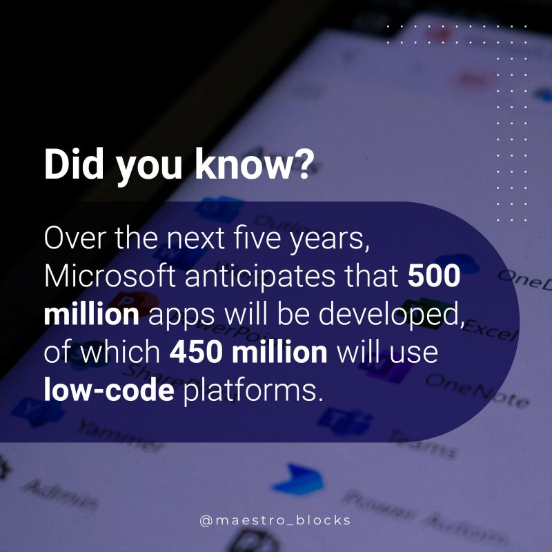 Maestro Blocks on LinkedIn: #lowcode #nocode #business Maestro Blocks on LinkedIn: #lowcode #nocode #business