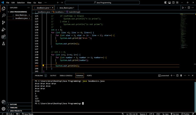 #day6 #dsa #learningeveryday #javaprogramming #apnacollege… | Arun ... #day6 #dsa #learningeveryday #javaprogramming #apnacollege… | Arun ...