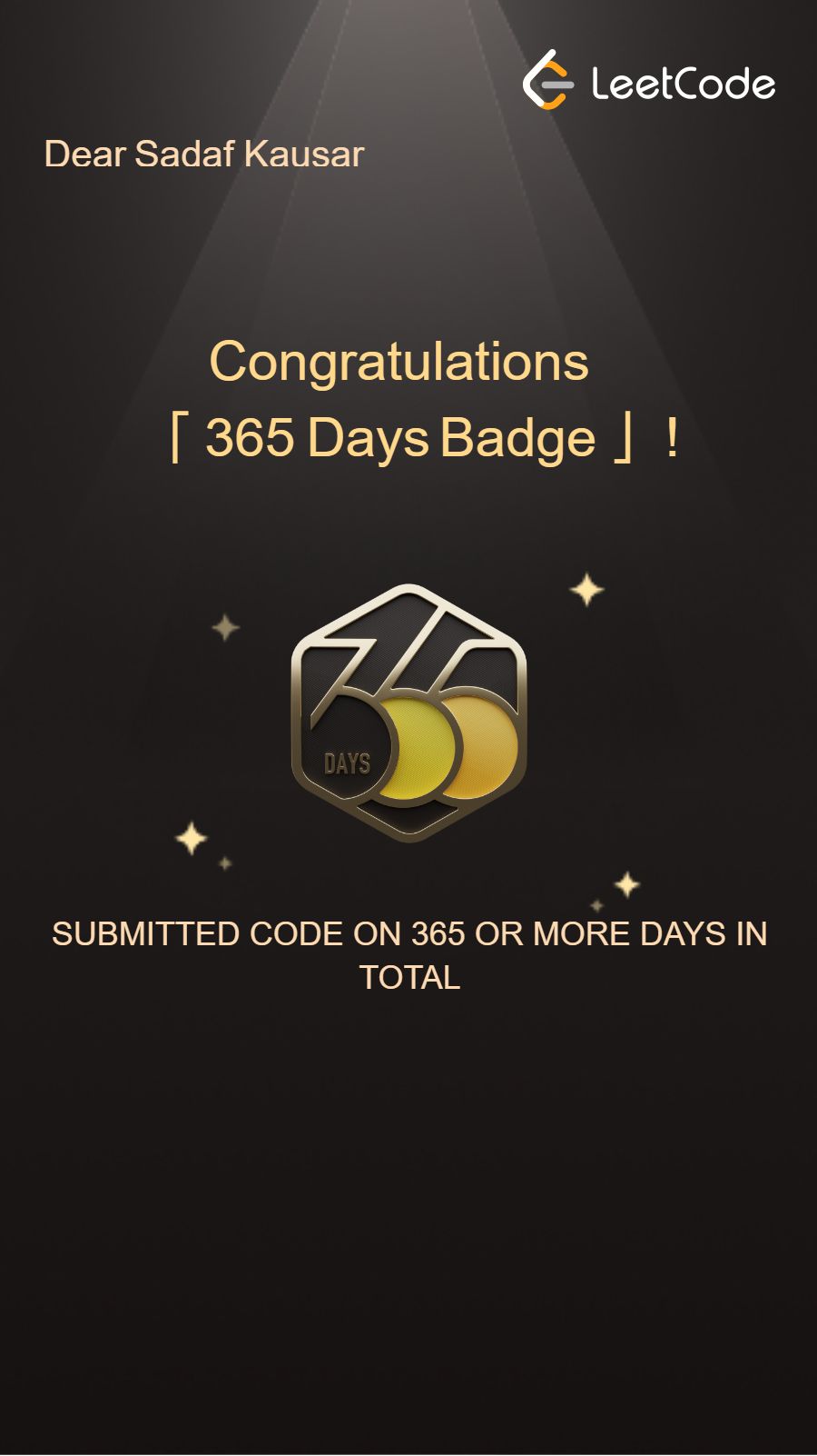 SADAF KAUSAR on LinkedIn: #leetcode #codingjourney #consistency # ... SADAF KAUSAR on LinkedIn: #leetcode #codingjourney #consistency # ...