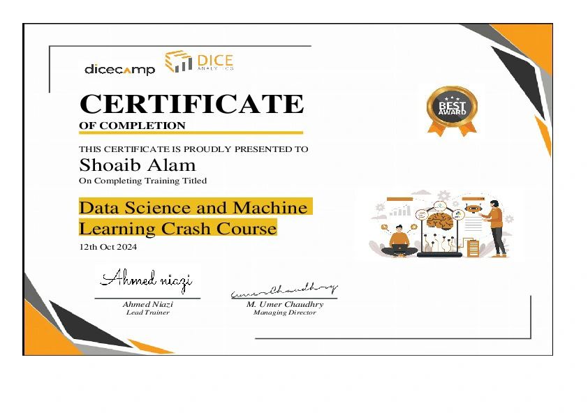 Shoaib Alam Khan on LinkedIn: #datascience #machinelearning #ai # ... Shoaib Alam Khan on LinkedIn: #datascience #machinelearning #ai # ...