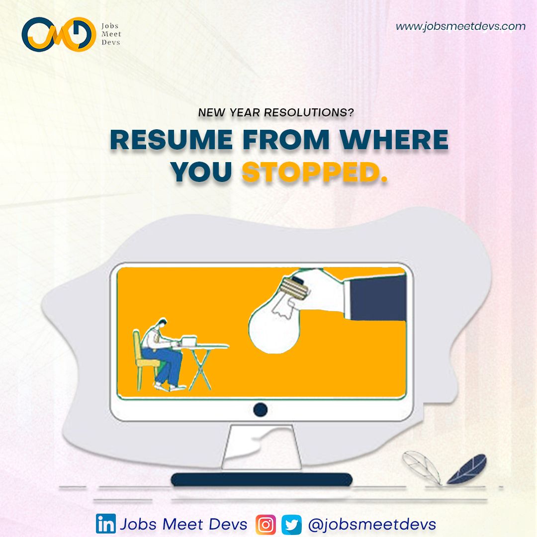 How to change with New Year's resolutions | Jobs Meet Devs posted on ... How to change with New Year's resolutions | Jobs Meet Devs posted on ...