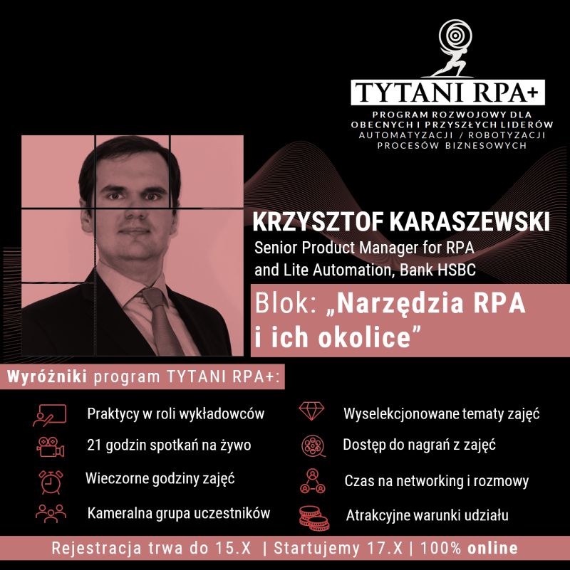 Andrzej Sobczak na LinkedIn: #tytanirpa #rpa #rpa # ... Andrzej Sobczak na LinkedIn: #tytanirpa #rpa #rpa # ...