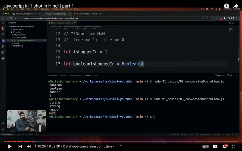 Starting a new series of JavaScript with Chai Aur Code | Vishal ... Starting a new series of JavaScript with Chai Aur Code | Vishal ...