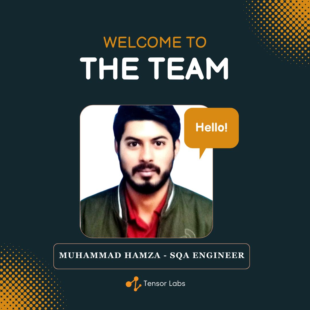 Tensor Labs on LinkedIn: #newhire #sqaengineer #team #success # ... Tensor Labs on LinkedIn: #newhire #sqaengineer #team #success # ...