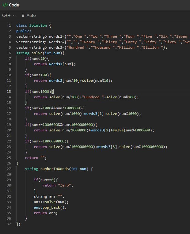 LeetCode Daily Coding Challenge: Integer to English | Rochak Vyas ... LeetCode Daily Coding Challenge: Integer to English | Rochak Vyas ...