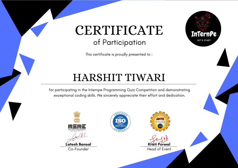 Harshit Tiwari on LinkedIn: #programming #coding #techjourney # ... Harshit Tiwari on LinkedIn: #programming #coding #techjourney # ...