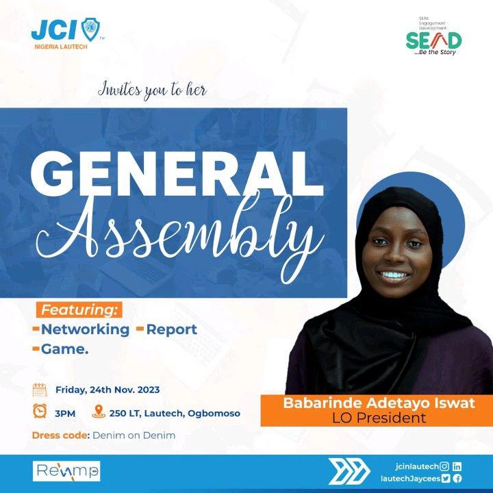 JCIN LAUTECH on LinkedIn: JUNIOR CHAMBER INTERNATIONAL NIGERIA, LADOKE ... JCIN LAUTECH on LinkedIn: JUNIOR CHAMBER INTERNATIONAL NIGERIA, LADOKE ...