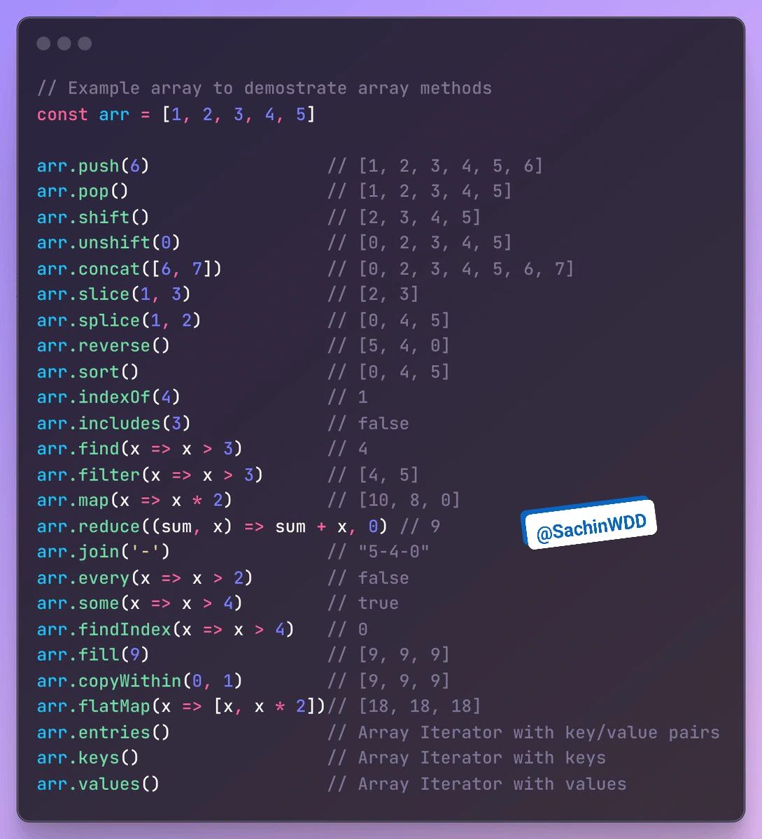 Fiaz Bilal on LinkedIn: JS array methods. Fiaz Bilal on LinkedIn: JS array methods.