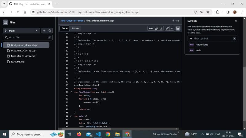Khushi Rathore on LinkedIn: 🚀 Day 2 of Coding Challenge: Finding the ... Khushi Rathore on LinkedIn: 🚀 Day 2 of Coding Challenge: Finding the ...