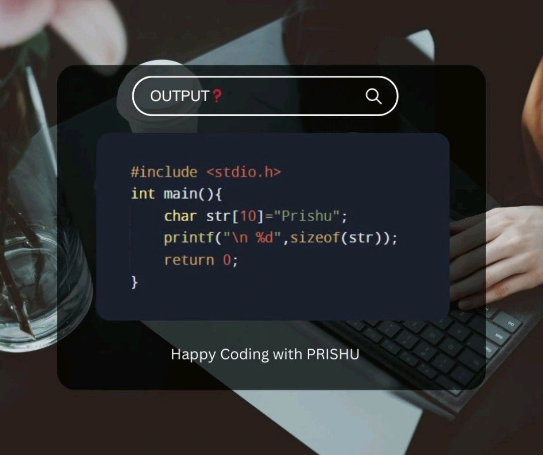 Prishu Gawalia on LinkedIn: predict output? Prishu Gawalia on LinkedIn: predict output?