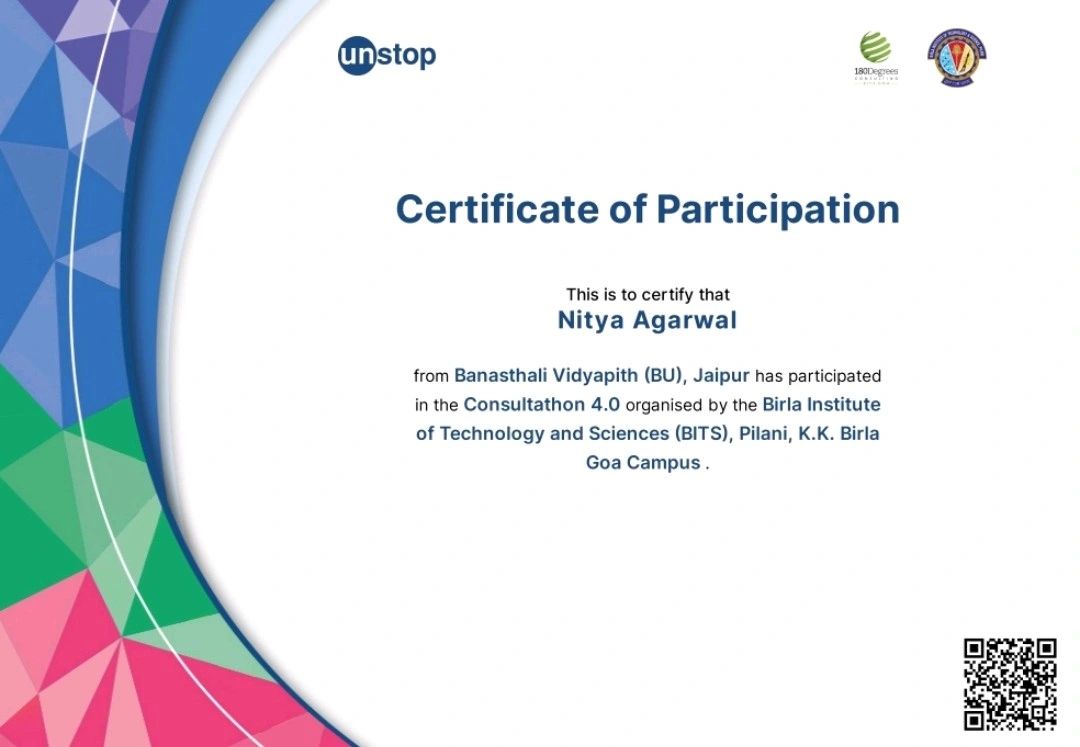 Nitya Agarwal on LinkedIn: #consultathon #birla Nitya Agarwal on LinkedIn: #consultathon #birla