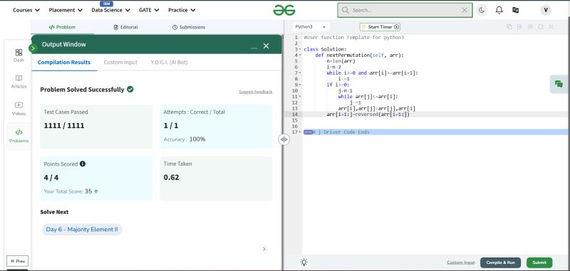 #gfg160 #geekstreak2025 #dsa #coding #problemsolving #geeksforgeeks ... #gfg160 #geekstreak2025 #dsa #coding #problemsolving #geeksforgeeks ...