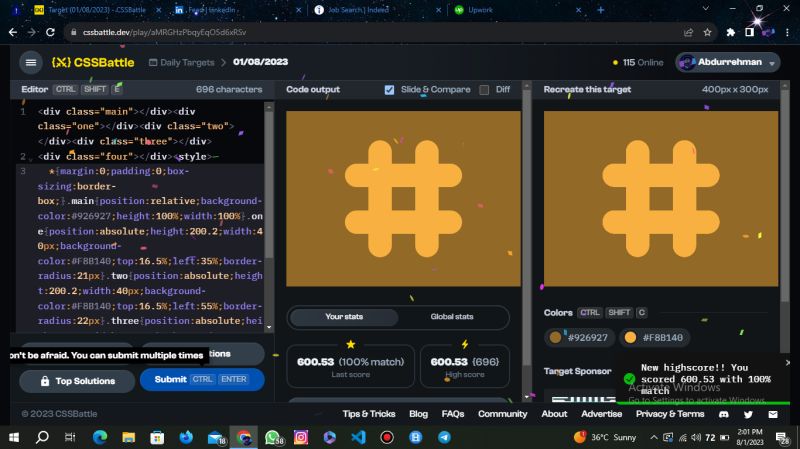Abdurrehman Javed on LinkedIn: #day16 #cssbattle #cssbattle # ... Abdurrehman Javed on LinkedIn: #day16 #cssbattle #cssbattle # ...