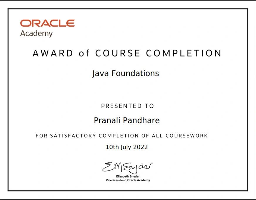 #oracle #java | Pranali Pandhare | 19 comments #oracle #java | Pranali Pandhare | 19 comments