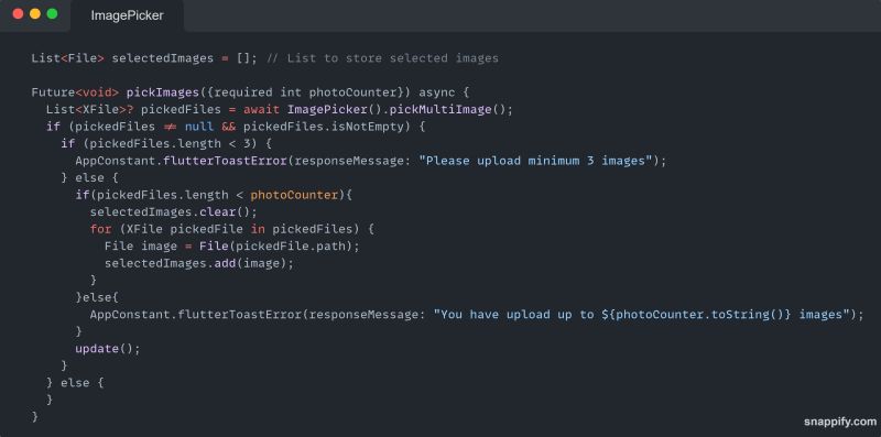 Title: Image Picker for Multiple Uploads In flutter | Syed Waleed Nawaz Title: Image Picker for Multiple Uploads In flutter | Syed Waleed Nawaz