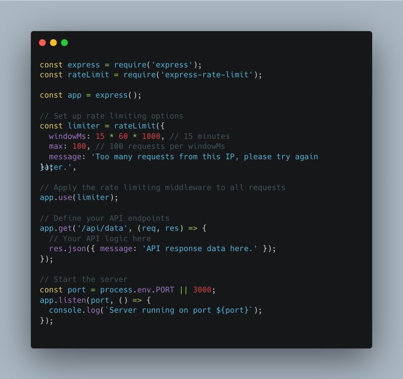 #api #nodejs #ratelimiting #webdevelopment #developer #cybersecurity ... #api #nodejs #ratelimiting #webdevelopment #developer #cybersecurity ...