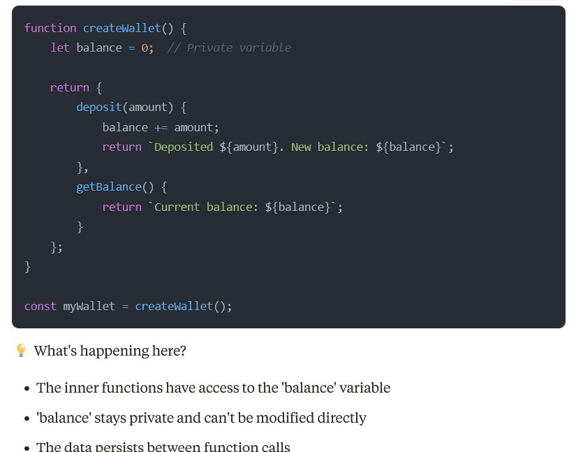 #javascript #closures #webdevelopment #programming #techtips… | Rohit Soni #javascript #closures #webdevelopment #programming #techtips… | Rohit Soni