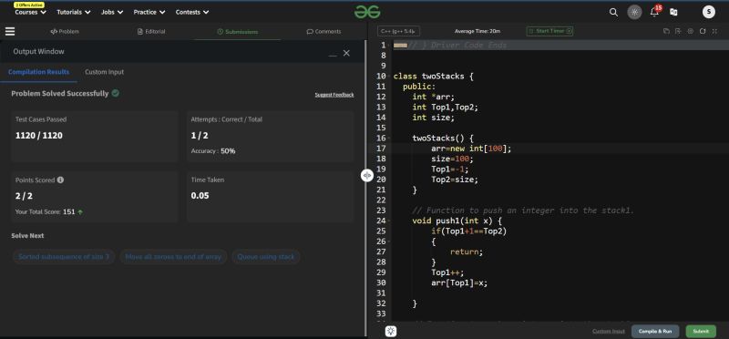Siddhi P. on LinkedIn: #100daysofcode #codingchallenge #cplusplus # ... Siddhi P. on LinkedIn: #100daysofcode #codingchallenge #cplusplus # ...