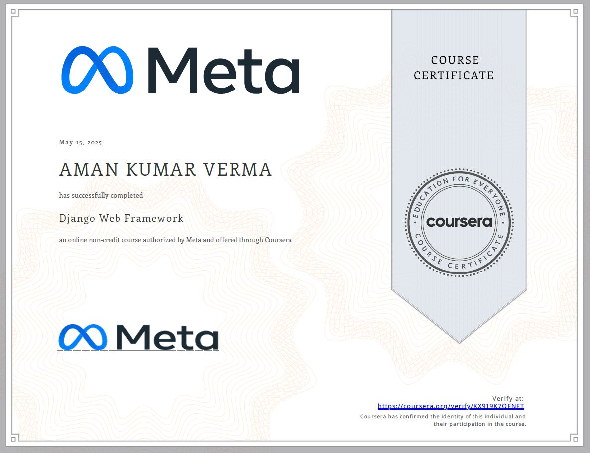 #django #backenddevelopment #python #webdevelopment #meta #coursera ... #django #backenddevelopment #python #webdevelopment #meta #coursera ...