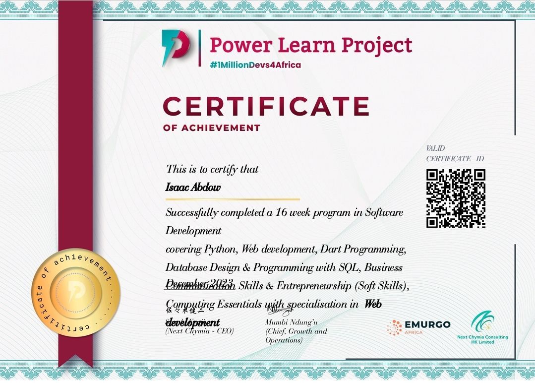 ISAAC ABDOW on LinkedIn: #software #python #djangodeveloper ISAAC ABDOW on LinkedIn: #software #python #djangodeveloper