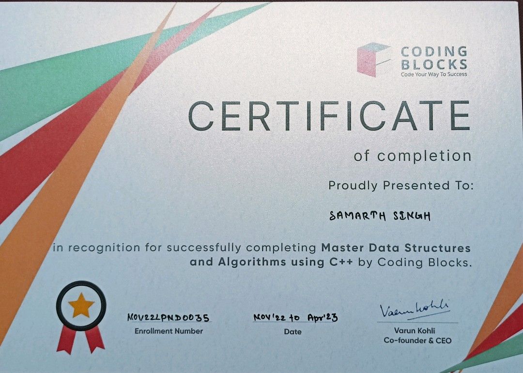 Samarth Singh on LinkedIn: #datastructures #algorithms #c #codingblocks ... Samarth Singh on LinkedIn: #datastructures #algorithms #c #codingblocks ...