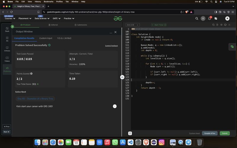 #coding #dsa #binarytree #recursion #problemsolving #160daysofcode ... #coding #dsa #binarytree #recursion #problemsolving #160daysofcode ...